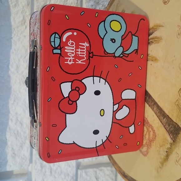 Accessories | Hello Kitty Tin Box With Handle Pictured With Mouse And ...